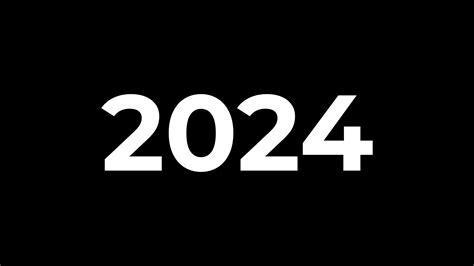 2024 Neu Jahr Panne Text Animation 35647263 Stock-Video bei Vecteezy