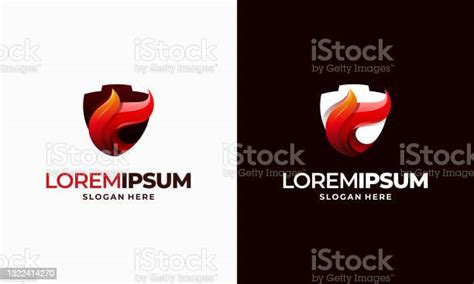 현대 화재 방패 로고 템플릿 디자인 방패 로고 디자인 기호 소방관에 대한 스톡 벡터 아트 및 기타 이미지 소방관 배지 불 Istock