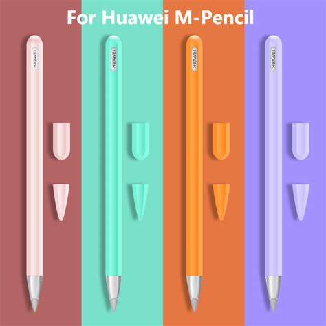 Anti Scratch Silicone Protective Cover Nib Stylus Pen Case Skin For Huawei M Pencil Accessories