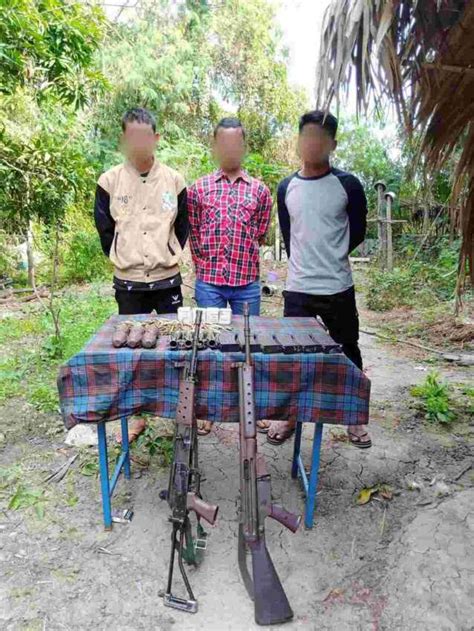 ပုလဲမြို့နယ်တွင် ချင်းပြည်နယ်မှ စစ်ကောင်စီတပ်ဖွဲ့ဝင် ၃ ဦး လက်နက်များ နှင့် တကွ အလင်းဝင်သဖြင့