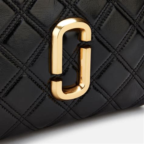 The Marc Jacobs Leather Softshot Quilted Cross Body Bag At Julian