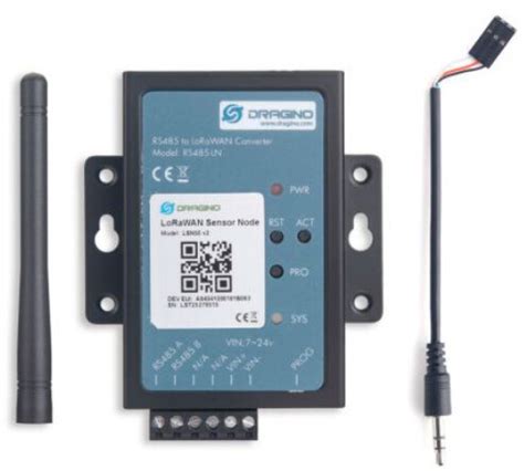 Add A Wireless Modbus RS485 LN Dragino LoRa Interface To A Private LoRaWAN Network RF And