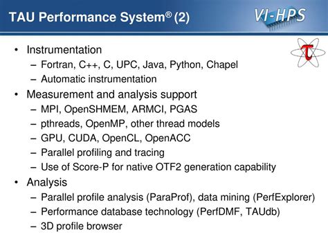 Tau Integration With Score P Ppt Download