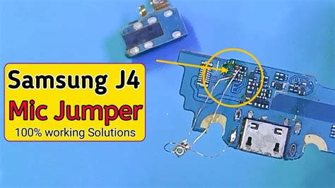 Samsung J4 Mic Jumper 100 Working Solution Samsung J4 Mic Ic