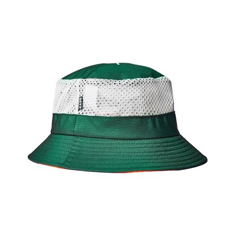 GREEN INSIDE PEACE OUTSIDE BUCKET HAT CAPSLOCK