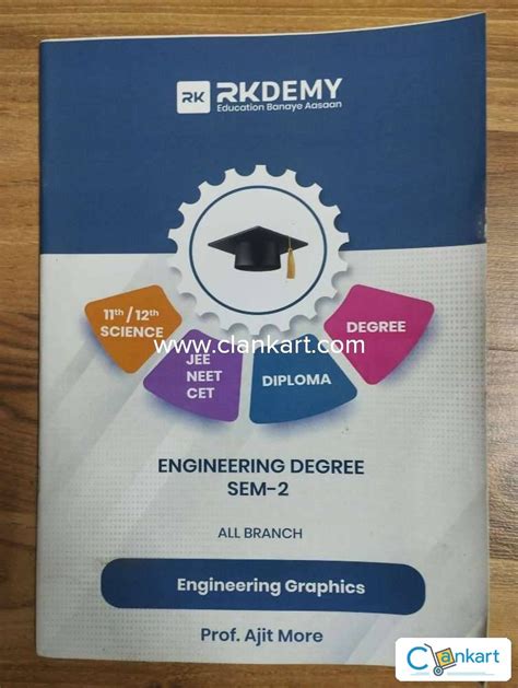 Buy Engineering Graphics Sem 2 Book In Good Condition At