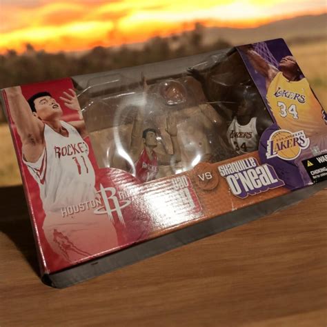 Yao Ming Shaq Mcfarlanes Sports Pick Figure Etsy