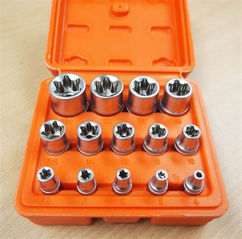 Hoteche 14 Pc E Torx Star Bit Socket Set With Drive Nepal Ubuy