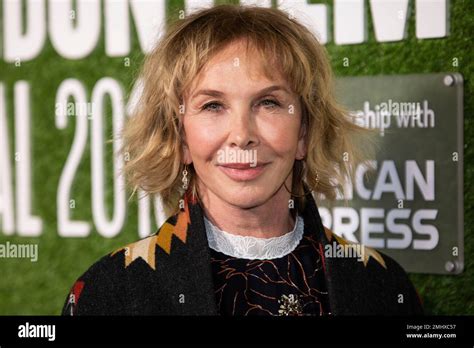 Trudie Styler Poses For Photographers Upon Arrival At The Premiere Of