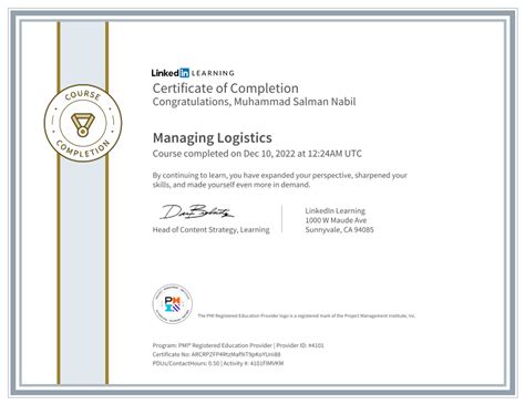 Salman Nabil On Linkedin Certificate Of Completion