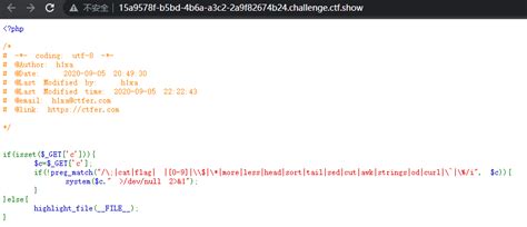 ctfshow web入门 web41~web55 命令执行 ctfshow web41 csdn博客