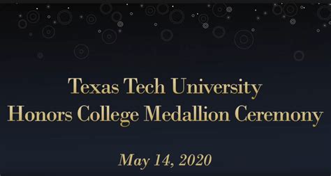 Honors College Honors College Ttu