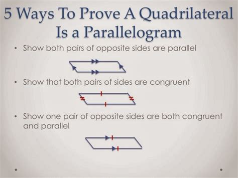 My Rat Ate My Homework How To Prove A Quadrilateral A Parallelogram