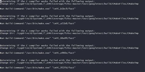 C The C Compiler Usrbincc Is Not Able To Compile A Simple Test Program On Cygwin