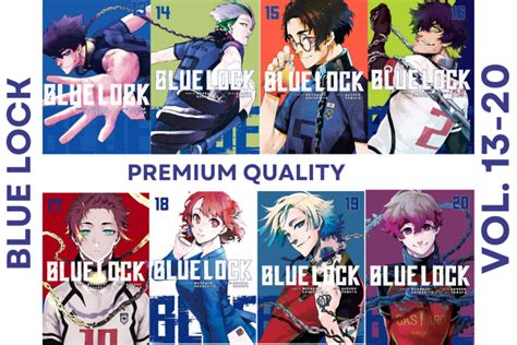 Blue Lock Manga Set Volumes 13 20 Paperback Premium Quality Bd