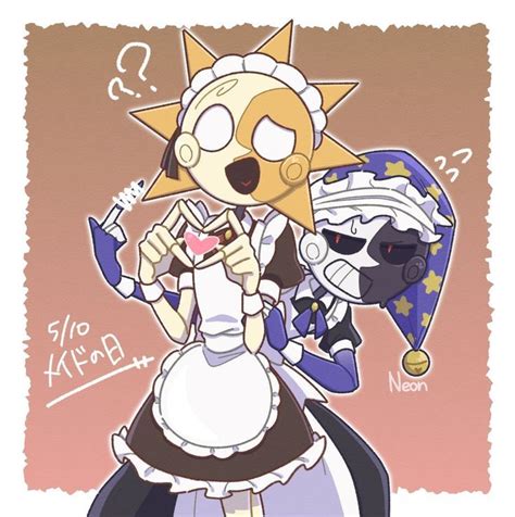 寧音 on X Sun and moon drawings Moon drawing Anime fnaf