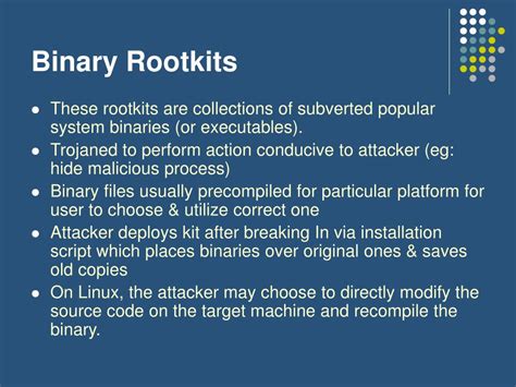 PPT Rootkits PowerPoint Presentation Free Download ID