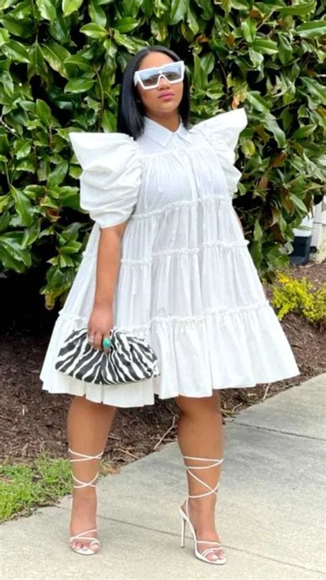 Plus Size All White Party Outfits Slimming Styling Hacks