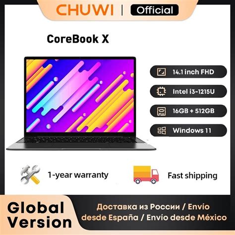 Chuwi Corebook X Core I U Gen Gaming Laptop Inch X Resolution Gb Ram Gb Ssd