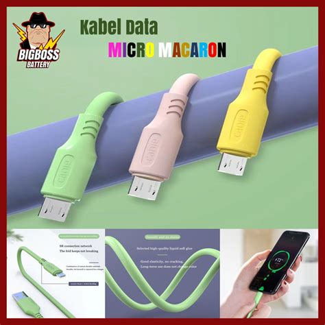 Jual Kabel Data Micro Usb Macaron Suport Fast Charging Fleksible Cable Shopee Indonesia
