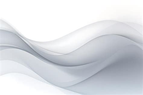 Premium Photo Soft Gray And White Wave Background Design