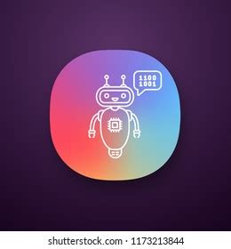 Chatbot Typing Answer App Icon Uiux เวกเตอรสตอก ปลอดคาลขสทธ
