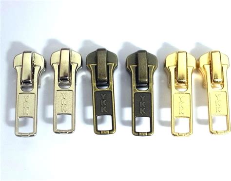 YKK Lock Zipper Slider Metal Teeth Antique Mix Color Replace Part Sliders By YKK Amazon
