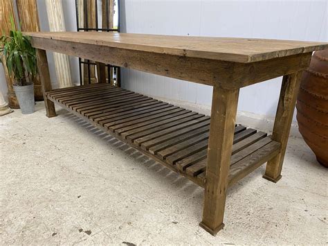 Old French Kitchen Work Tables Vintage European Kitchen Island Table
