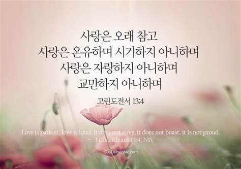 사랑은 오래 참고 사랑은 온유하며 네이버 블로그