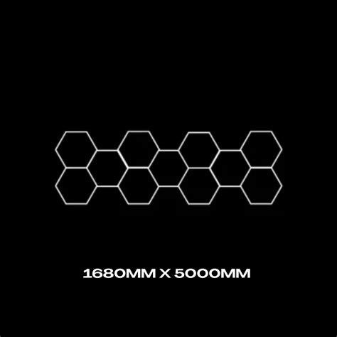 11pc Hexagon Grid Design 2 Standard Smg Hexagon