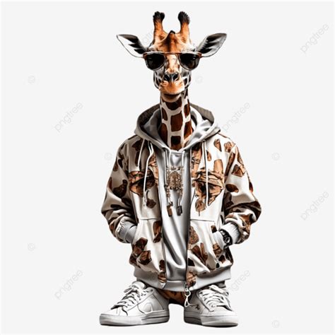 라고 적힌 재킷을 입은 기린 기린이 입고 있다 기린이라고 적힌 재킷 만화 기린 Png 일러스트 및 이미지 에 대한 무료 다운로드 Pngtree