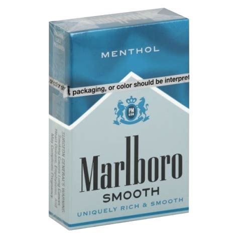 Marlboro Smooth Menthol Cigarettes 20ct Box 1pk Smoke Shop Fast