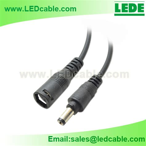 DC 23 Lock Design DC Connector Cable For Indoor LED Lighting Shenzhen LeDe Electronic Co Ltd