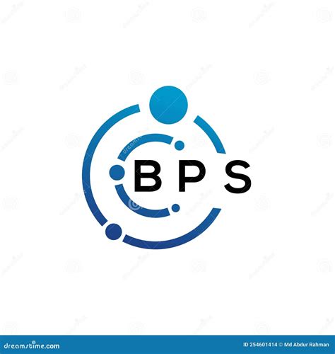 Bps Letter Logo Design On White Background Bps Creative Initials