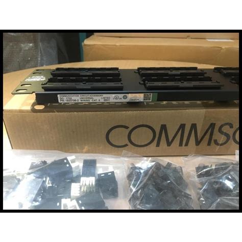 Jual Amp Commscope Patch Panel 48 Port Cat6 Shopee Indonesia