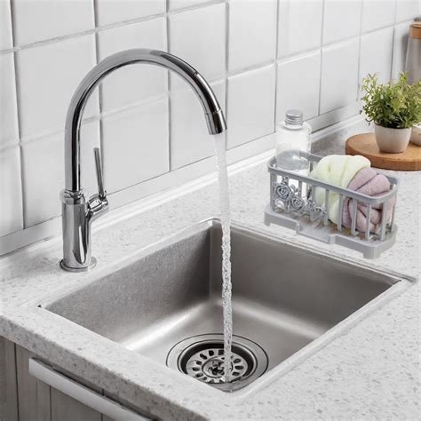Sponge Holder For Kitchen Sink Ventilated Quick Dry Design Soap Scum