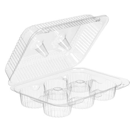 Muffin Cupcake Container 6 Count Zeetrading