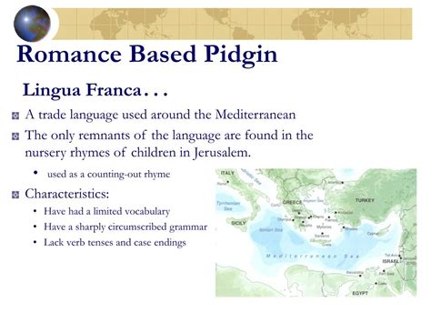 Ppt Languages In Contact Socio Spatial Diversity Language Varieties