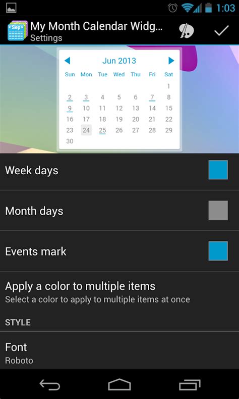 My Month Calendar Widget Android Apps On Google Play