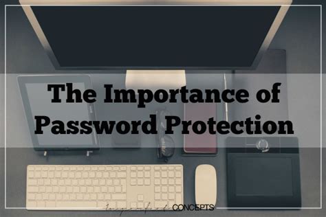 The Importance Of Password Protection Imperfect Concepts