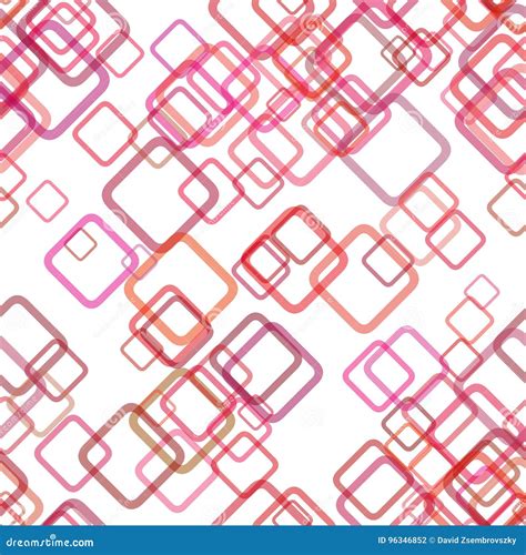 Seamless Abstract Geometric Square Background Pattern Vector Graphic Design From Diagonal