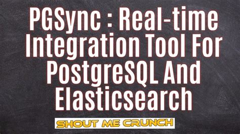 Pgsync Real Time Integration Tool For Postgresql And Elasticsearch