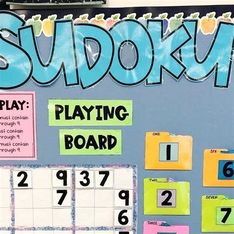 How To Make A Sudoku Bulletin Board At Julian Syme Blog