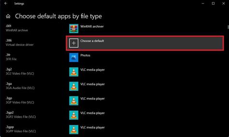 What Are Default App Settings In Windows 10