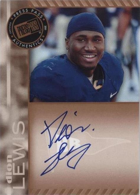 2011 Press Pass Dion Lewis Pps Dl For Sale Ebay