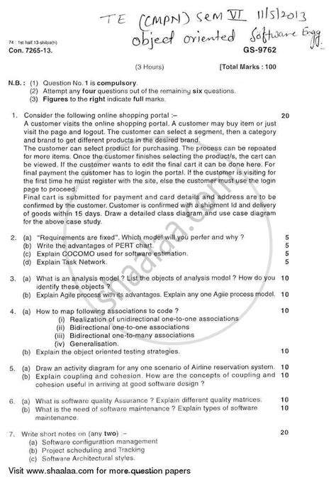 Object Oriented Software Engineering 2012 2013 Be Computer Engineering
