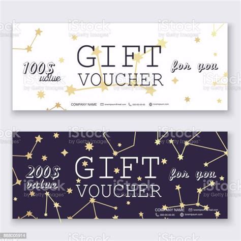 골드 선물 상자 템플릿 바우처 인증서 배경 디자인 쿠폰 초대장 통화입니다 벡터 일러스트입니다 0명에 대한 스톡 벡터 아트 및