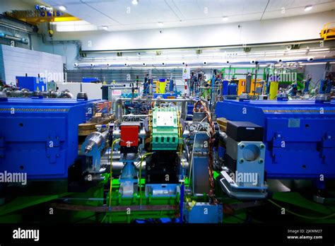 View Of The Synchrotron Or Circular Particle Accelerator Of A
