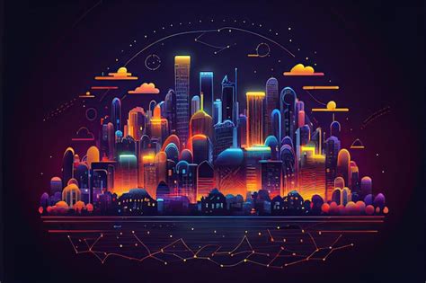 Premium Ai Image Smart City Internet Of Things