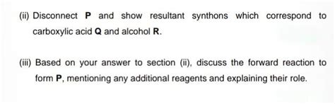Solved The Macrocyclic Ester O Can Be Prepared By A Ring